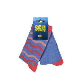 HEALTHY SEAS SOCKS Socken mit Recycling-Garn, 2 Paar Hellblau / 36-40 ...